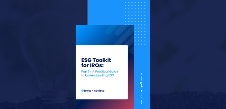 Book: ESG Toolkit for IROs: Part 1 - A Practical Guide to Understanding ESG - Featuring Novisto